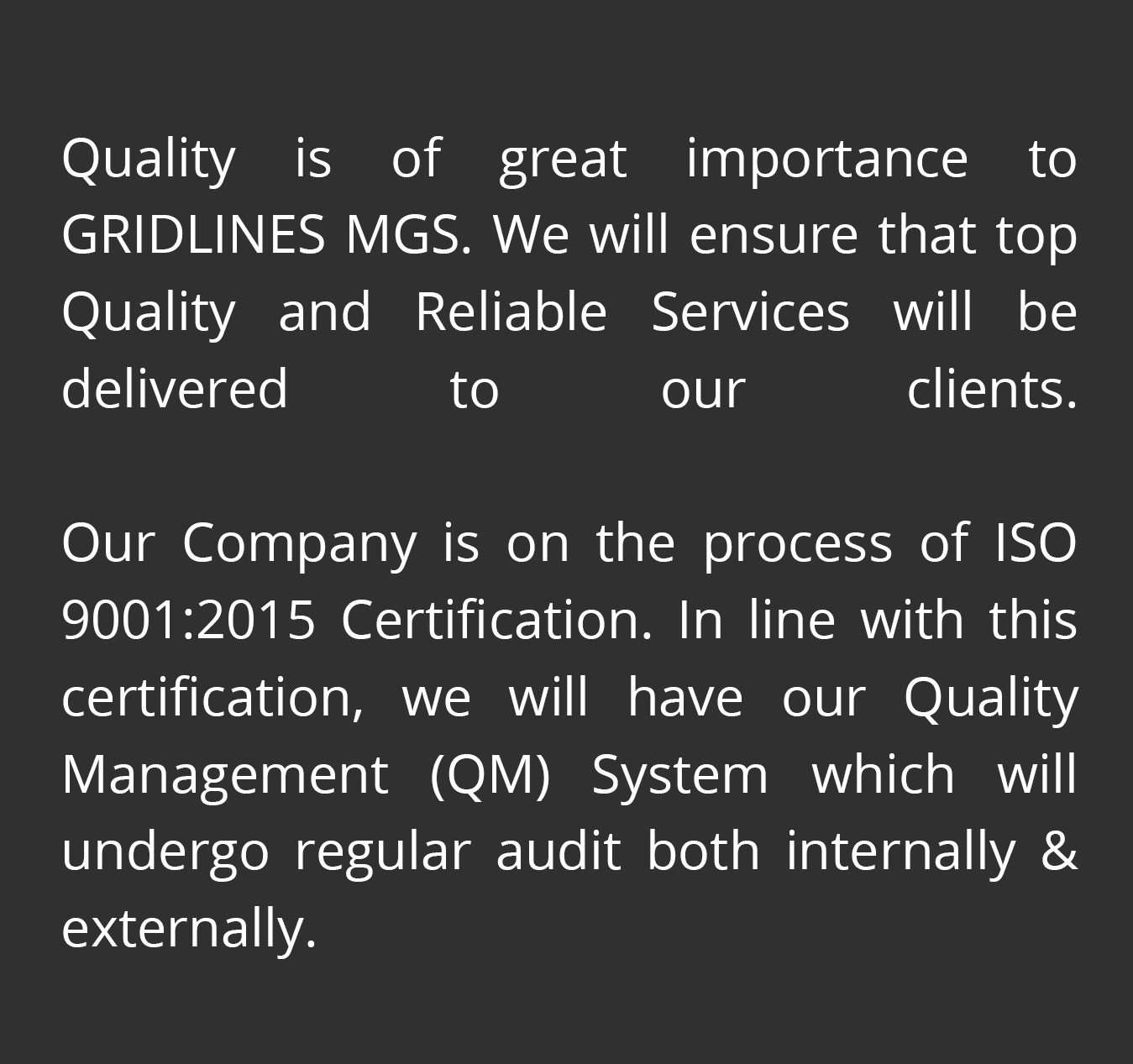 Quality Assurance & Control | Gridlines MGS Construction & Project ...